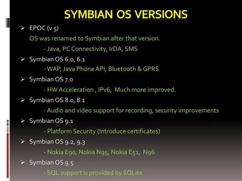 ppt symbian operating system powerpoint presentation free download id 1700130