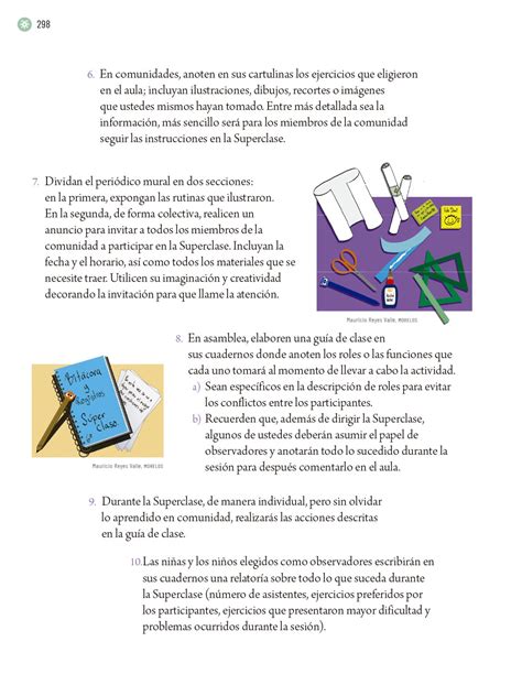 Proyectos Escolares Sexto grado Página 298 de 361 Libros de Texto