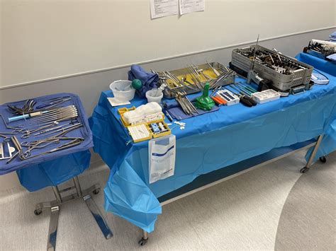 Anterior Cervical Discectomy And Fusion ACDF Mayo Stand And Back