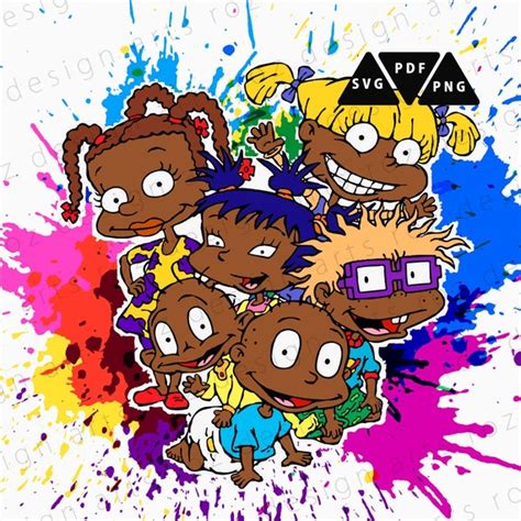Rugrats Png Rugrats Svg Colorful Rugrats Rugrats Png For Etsy UK