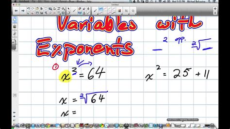 isolating variables with exponents grade 9 academic lesson 5 6 6 19 13 youtube