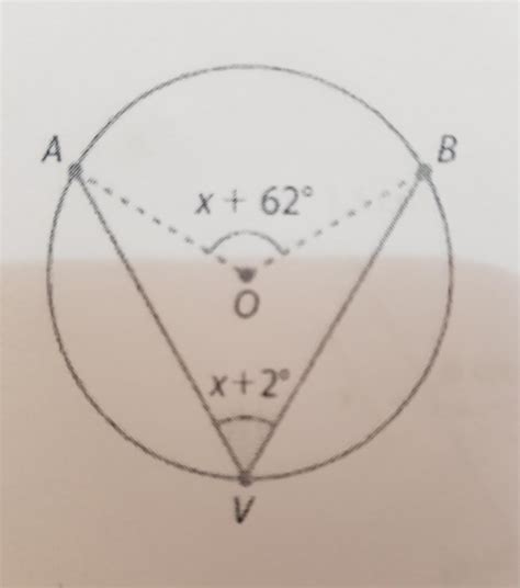 A 4 Observe a figura e determine a medida do ângulo inscrito e a do