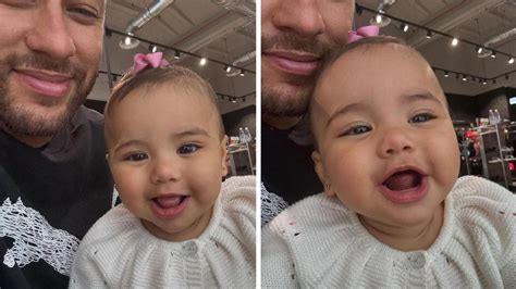 Neymar Jr el más tierno junto a su hija Mavie HOLA