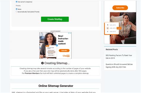 Générateur de Sitemap XML Prepost Twaino