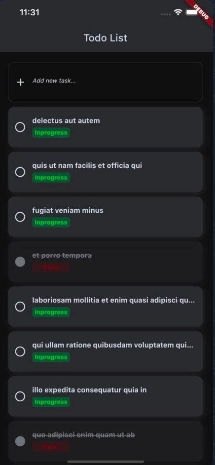 Flutter App A Todo List App Built With Flutter