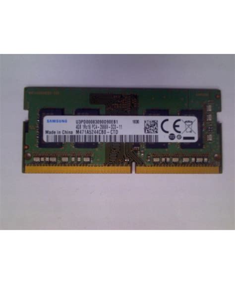Lenovo Samsung 4GB 1RX16 PC4 21300 DDR4 2666MHz 1 2V SODIMM Memoria RAM