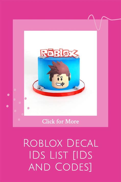 Roblox Decal IDs List IDs And Codes