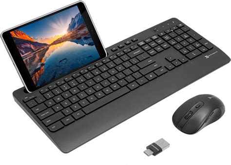 X9 Wireless USB C Keyboard And Mouse Combo Dual USB Port