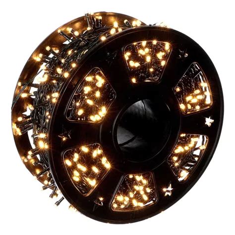 Guirnaldas De 250 Luces Navidad Boda Deco Led Calido 50mt Cuotas Sin