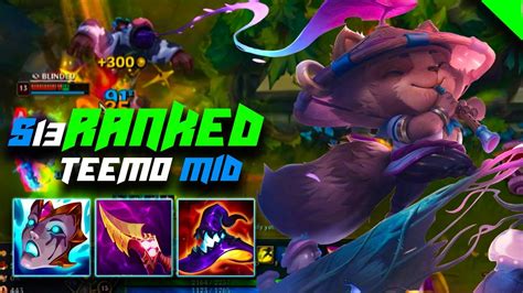 I Forced 2 Lane Swaps With Teemo Mid Season 13 Ranked 1 YouTube
