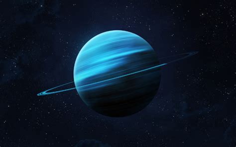 El Concepto De Artistas Del Planeta Urano Urano Es El Séptimo Planeta