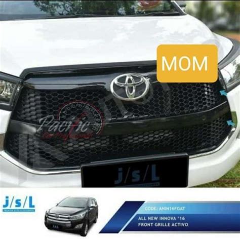 Jual JSL Front Grill Gril Depan Activo Hitam Blacktivo Innova Reborn