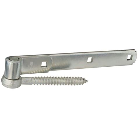 National Hardware 10 In Zinc Plated Gate Screw Hook Strap Hinge