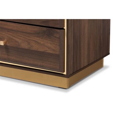 Baxton Studio Cormac Modern And Contemporary Walnut Brown Finished Wood