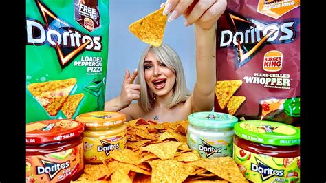 ASMR DORITOS NEW FLAVORS BURGER KING FLAME GRILLED WHOPPER LOADED