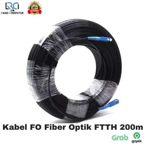 Jual Kabel FO Fiber Optik Precon SC Dropcore FTTH 200m Di Seller RAME
