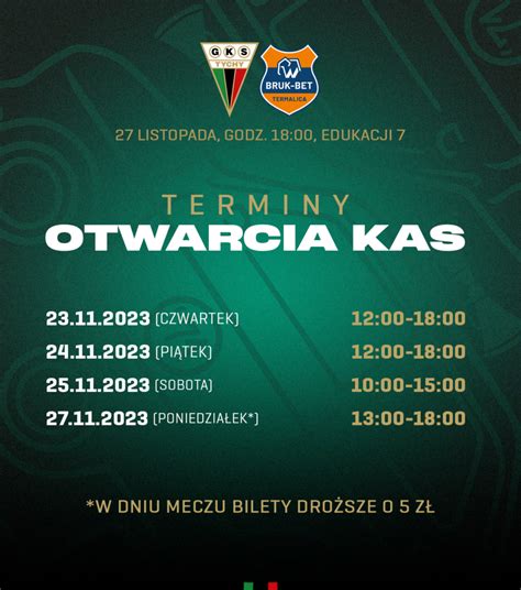 Kup bilet na mecz tyskiego GKS u z Bruk Bet Termalicą Tychy News