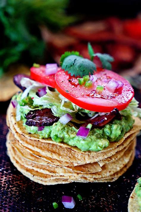 BLT Tostadas With Spiced Guacamole Keviniscooking Tostadas