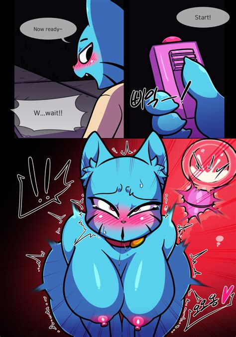 Rule 34 Absurd Res Anthro Areola Blue Body Blue Breasts Blue Ears Blue Fur Blush Bodily Fluids