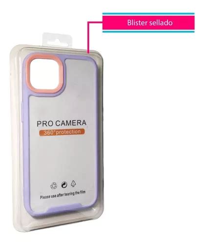 Funda Transparente Reforzada Pro Color Para Todos IPhone 13 En Venta En
