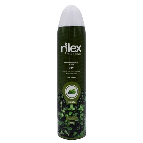 Gel Lubrificante Intimo Rilex Toy Menta 100G Gel Lubrificante
