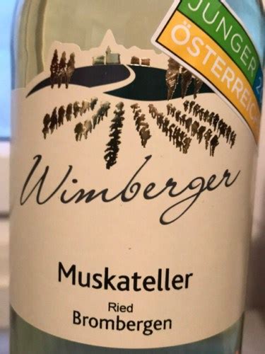 Wimberger Ried Brombergen Muskateller Vivino Australia