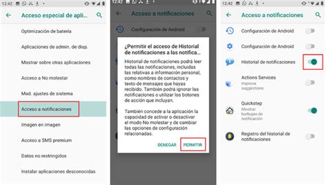 Cómo ver el historial de notificaciones en Android