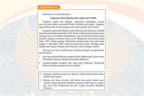 Sengketa Pulau Sipadan Dan Ligitan Antara Indonesia Dan Malaysia Kunci