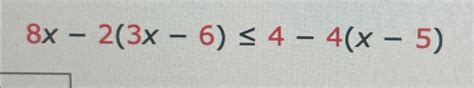 solved write in interval notation 8x 2 3x 6 ≤4 4 x 5