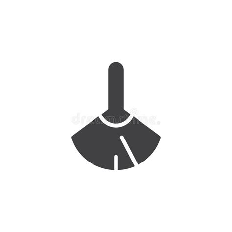 Icono Del Vector Del Plumero De La Pluma Ilustración del Vector