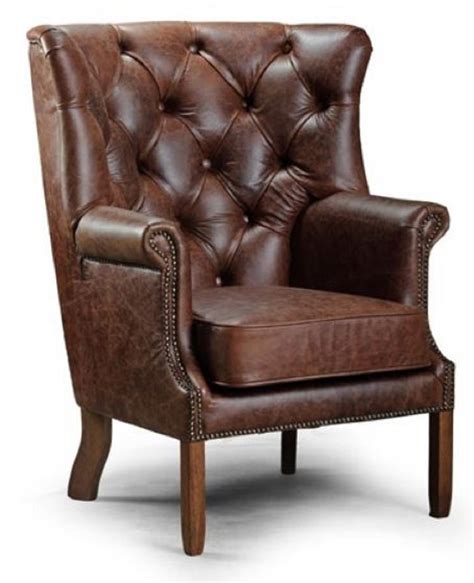 Casa Padrino fauteuil Chesterfield de luxe en cuir marron foncé vintage