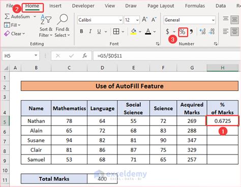 How To Calculate Percentage For Multiple Rows In Excel