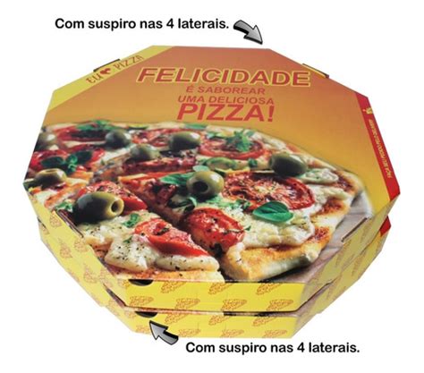 25 Caixas Para Pizza Oitavada Tamanho 30 Delivery Frete grátis