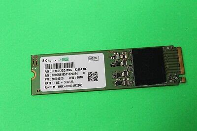 SK Hynix PCIe Gen3x4 NVMe M 2 512GB SSD Solid State Drive HFM512GDJTNG
