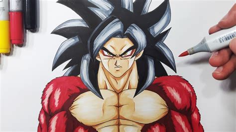 Super Saiyan 4 Goku Drawings