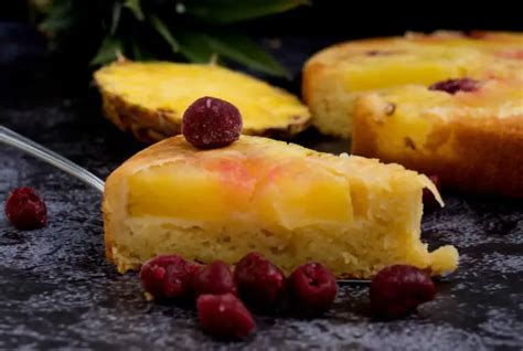Délice tropical Gâteau renversé à l ananas moelleux et caramélisé