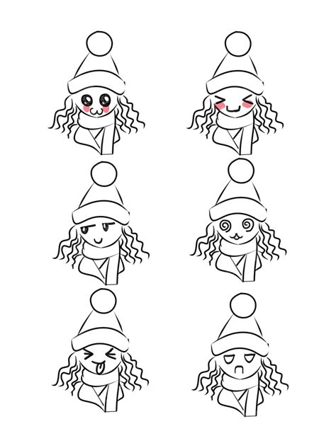 Paquete De Expresi N De Dibujos Animados Png Material Png Dibujos 17680
