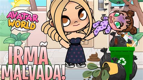 A FILHA MIMADA QUERIA SE LIVRAR DE SUA IRMÃ ADOTIVA EM AVATAR WORLD