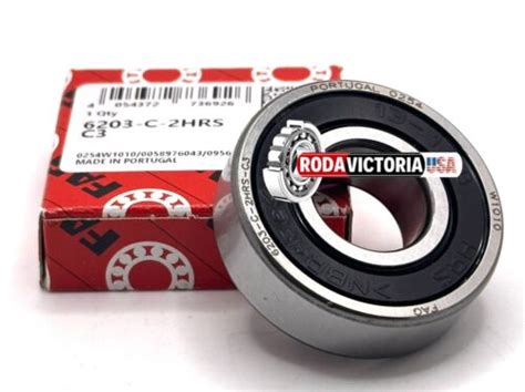 Fag Rs C Deep Groove Radial Ball Bearing Rubber Sealed