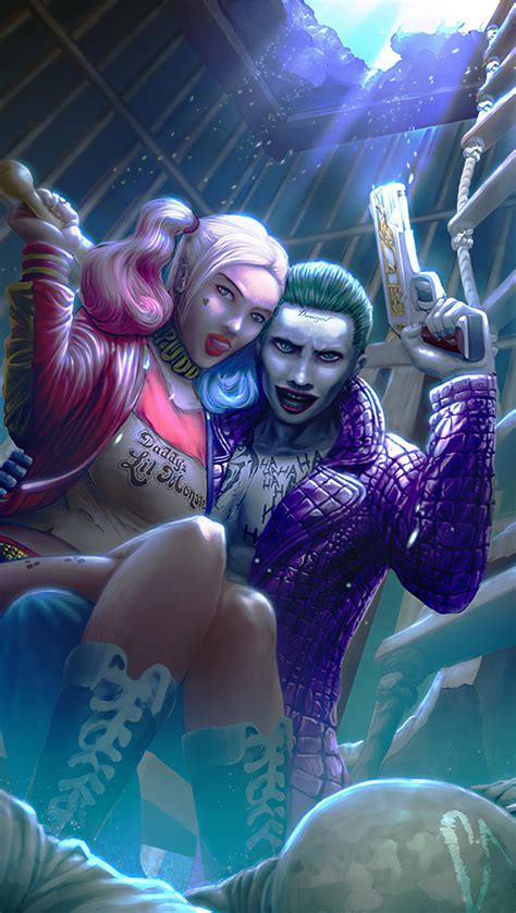 Beautiful Ultra Hd Joker And Harley Quinn Wallpaper Hd 1080p Wallpaper C07