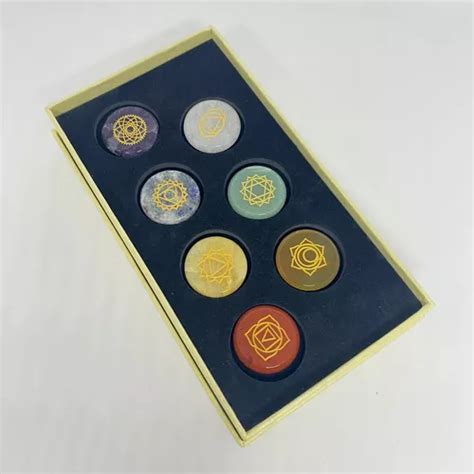 Set De Piedras 7 Chakras Circulares Cuotas sin interés