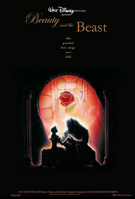Scimmia Obsoleto Rissa Beauty And The Beast 1991 Poster Fenomeno Clima