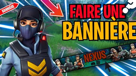 TUTO COMMENT FAIRE UNE BANNIÈRE YOUTUBE SANS LOGICIEL YouTube