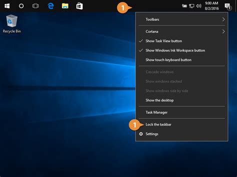 Move And Resize The Taskbar In Windows 10 CustomGuide