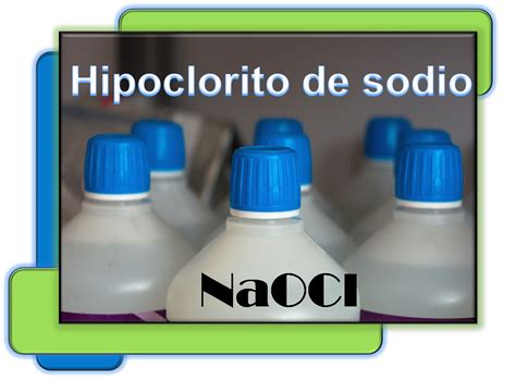Hipoclorito De Sodio Para Que Sirve Image To U