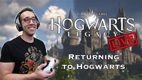 Non Gamer Tries To Play Hogwarts Legacy Returning To Hogwarts YouTube