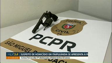 Meio Dia Paraná Foz do Iguaçu Suspeito de matar homem em