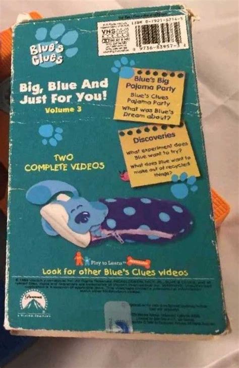 Blues Clues Blues Big Band Vhs Blue S Clues Nick Jr Joe Sexiezpicz