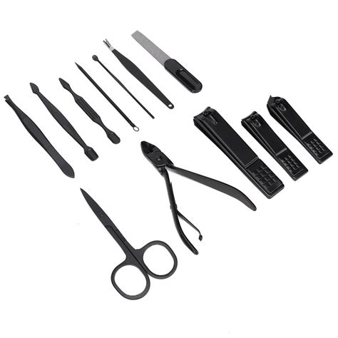 12Pcs Set Edelstahl Maniküre Pediküre Nagelknipser Set Nagelpflege