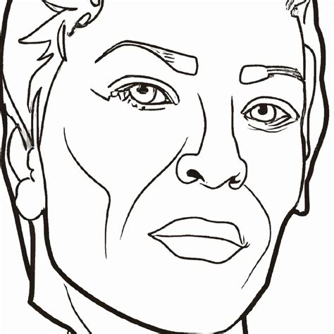 Desenhar Um Rosto Realista Modelos Para Imprimir E Colorir